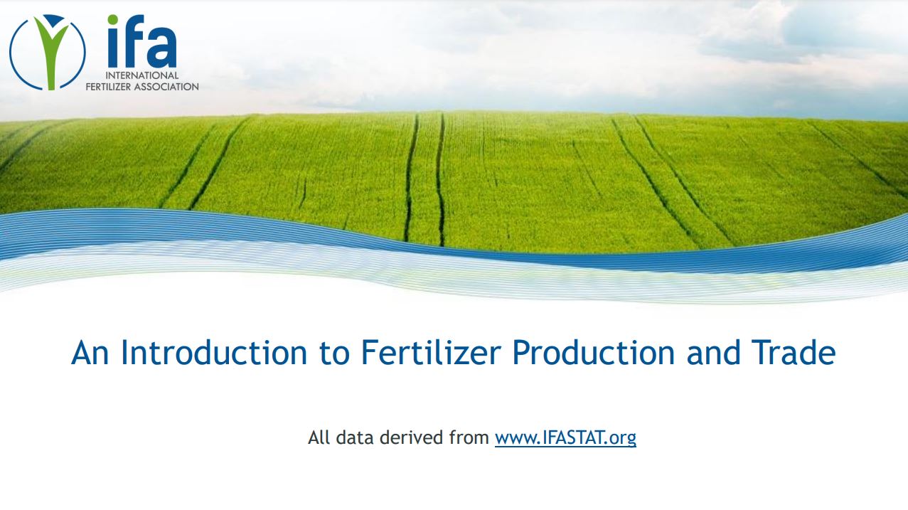 An Introduction to Fertilizer Production and Trade - Fertilizer